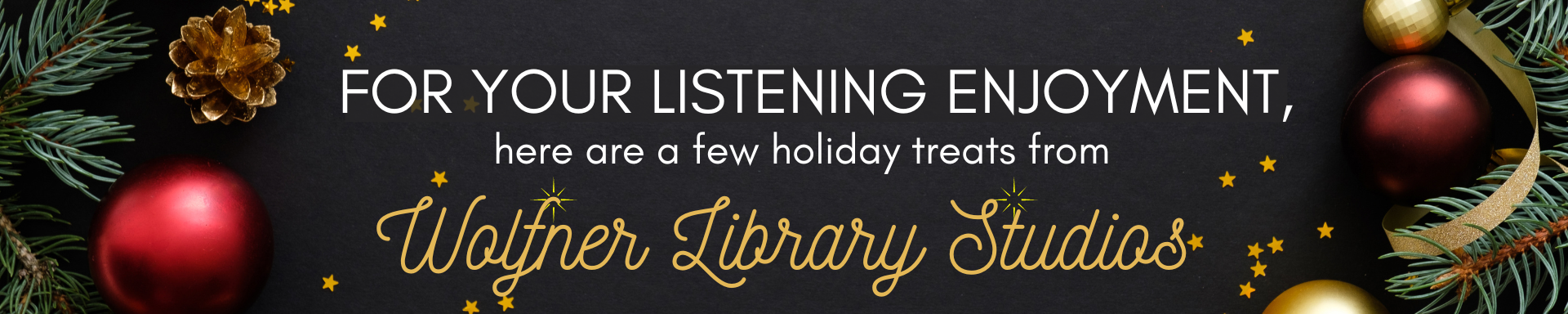 Christmas Greetings from the Wolfner Library